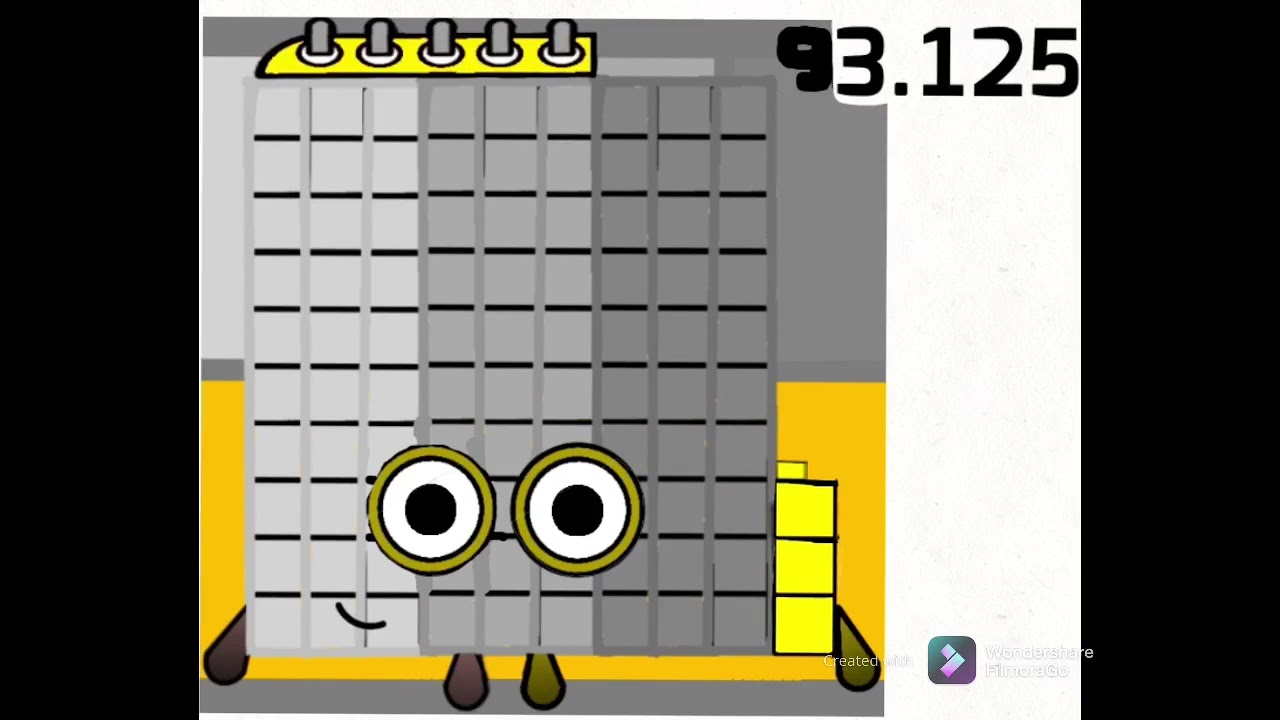 Numberblocks band eighths 74 - YouTube