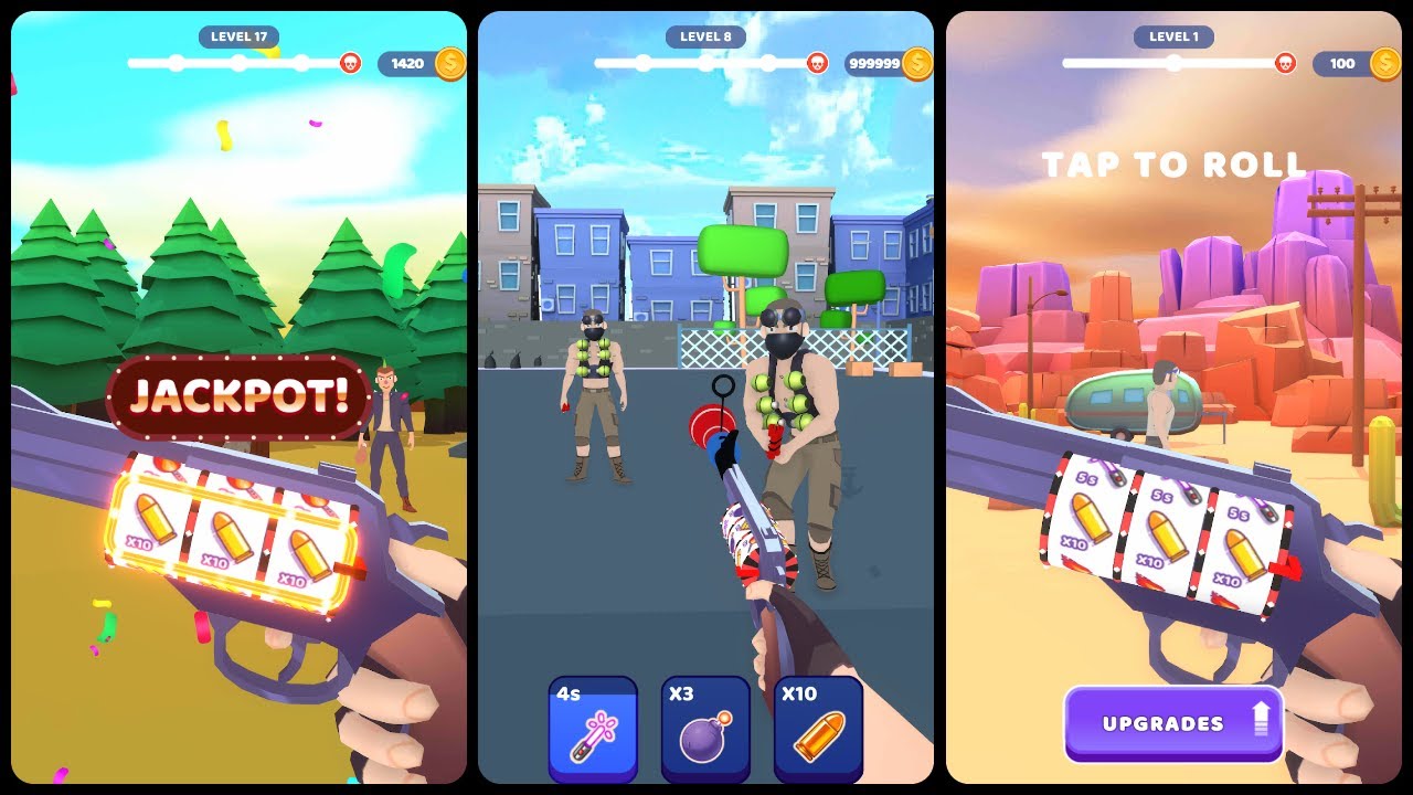 Gun and Roll Game - YouTube