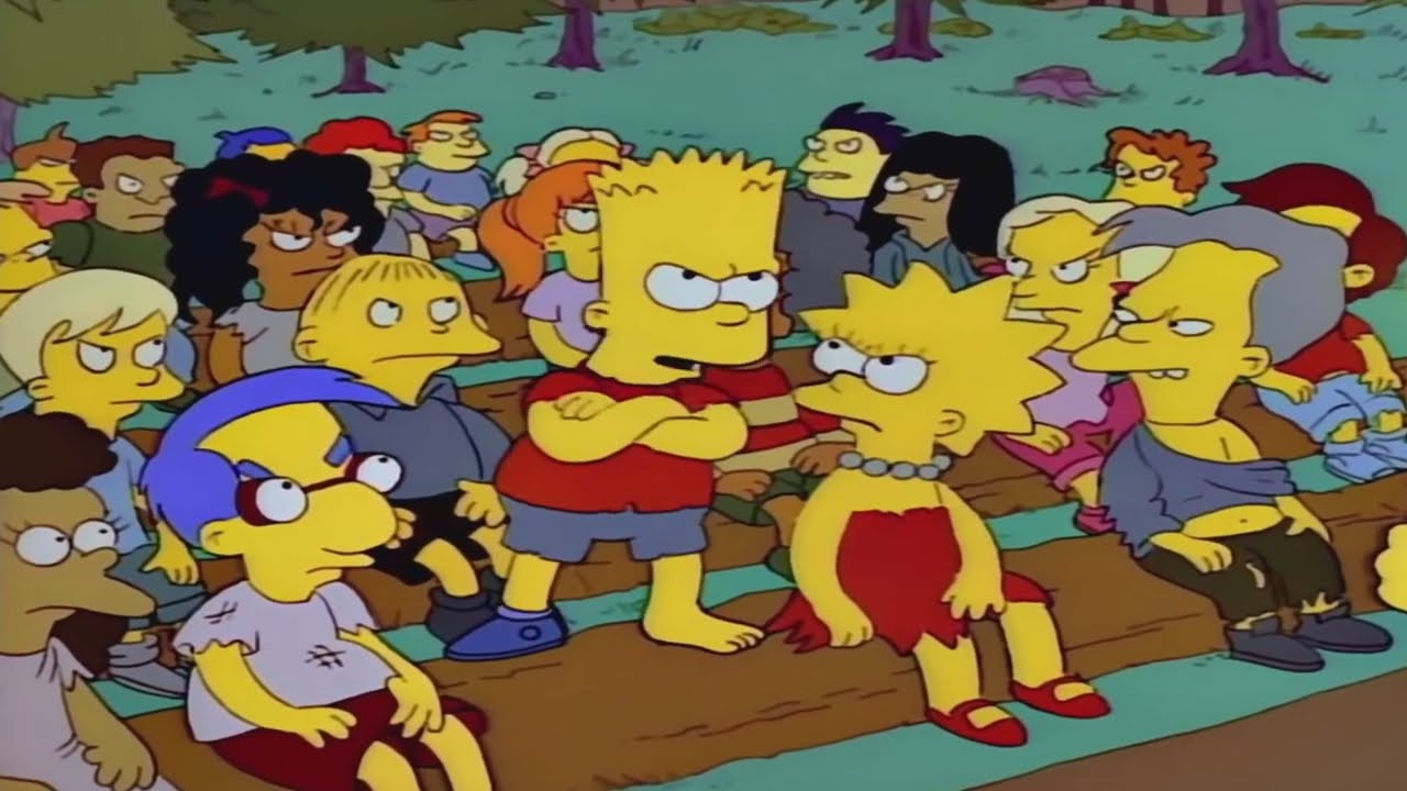 Les Simpson: Le camp Krusty: C'est moi qui chuis Krunchy le clown ...