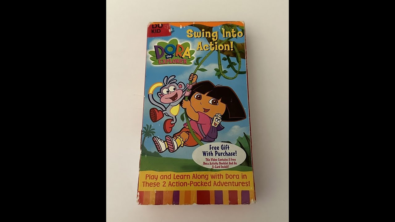 Opening To Dora The Explorer: Swing Into Action (2001) VHS - Reversed! - YouTube