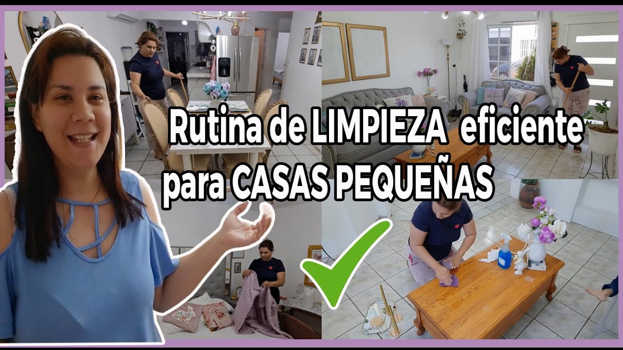 📢Cómo hacer una RUTINA DE LIMPIEZA EFICIENTE PARA CASAS PEQUEÑAS ...