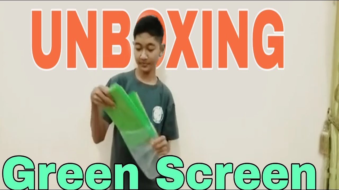 Unboxing background green screen - YouTube