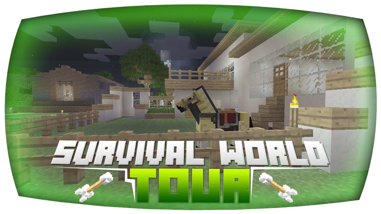 Minecraft Xbox: Survival World Tour (TU19) 2015 - YouTube