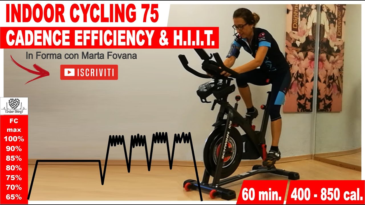CADENCE EFFICIENCY & HIIT - Indoor Cycling Workout // 60 minuti di ...