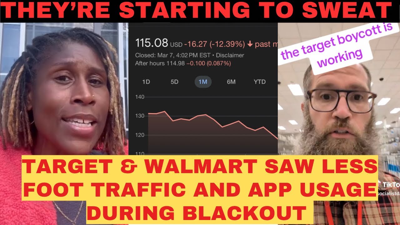The BOYCOTT Is STILL Working! Target, Walmart, and Amazon Stocks ...