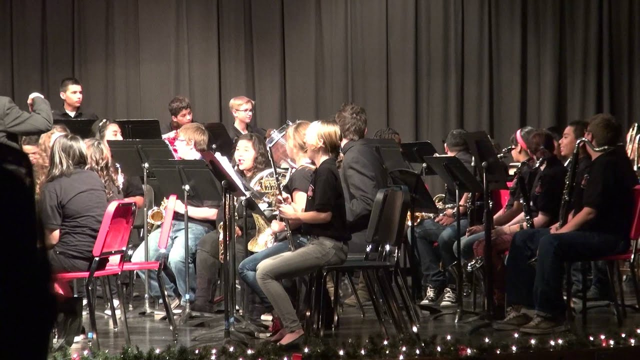 Carson Junior High School Band Concert 12/12/12 - YouTube