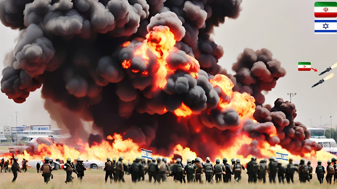 1 minute ago! Iranian cruise missiles bombard 100,000 Israeli elite ...