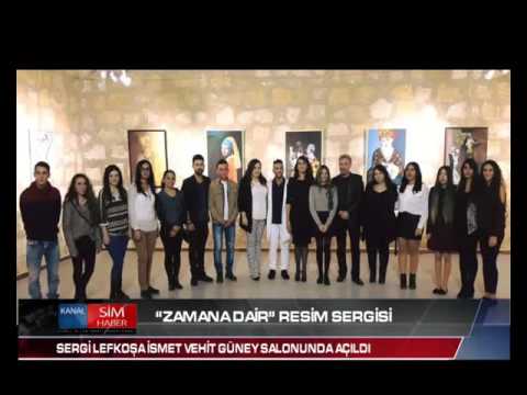 “ZAMANA DAİR” RESİM SERGİSİ LEFKOŞA İSMET VEHİT GÜNEY SALONUNDA AÇILDI