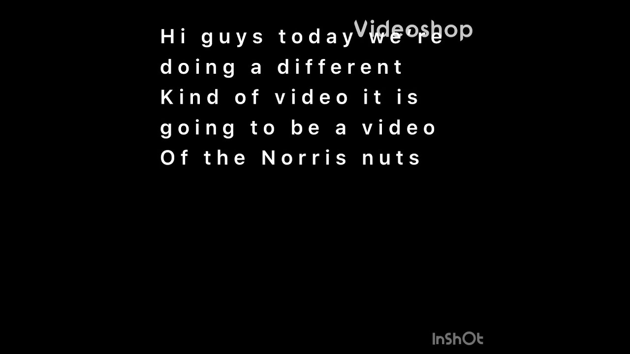 Norris nuts cooking Challenge - YouTube