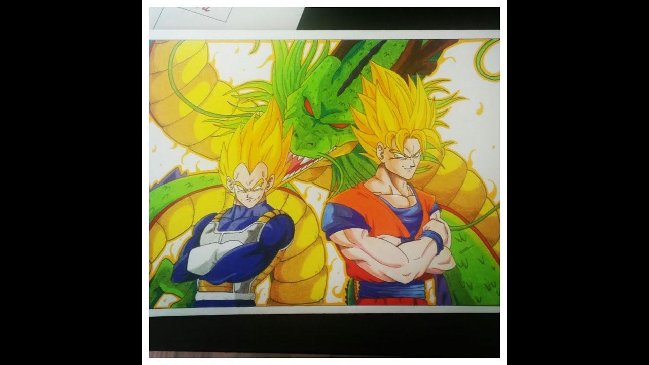Drawing Vegito Gogeta Dragonball Super Z Tolgart Youtube