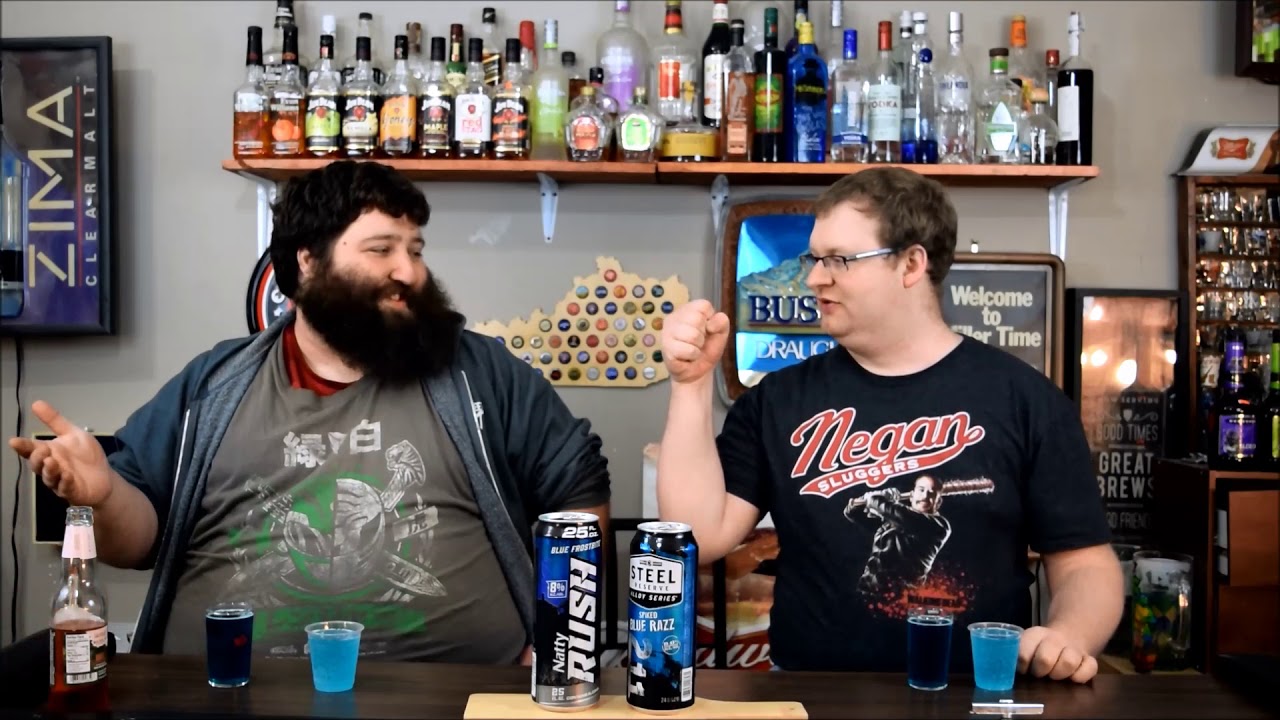 Head to Head: Natty RUSH Blue Frostbite Vs. Steel Reserve Blue Razz ...