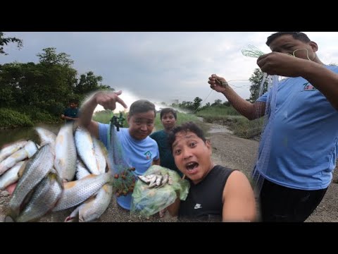 First time fishing with current jaal - YouTube