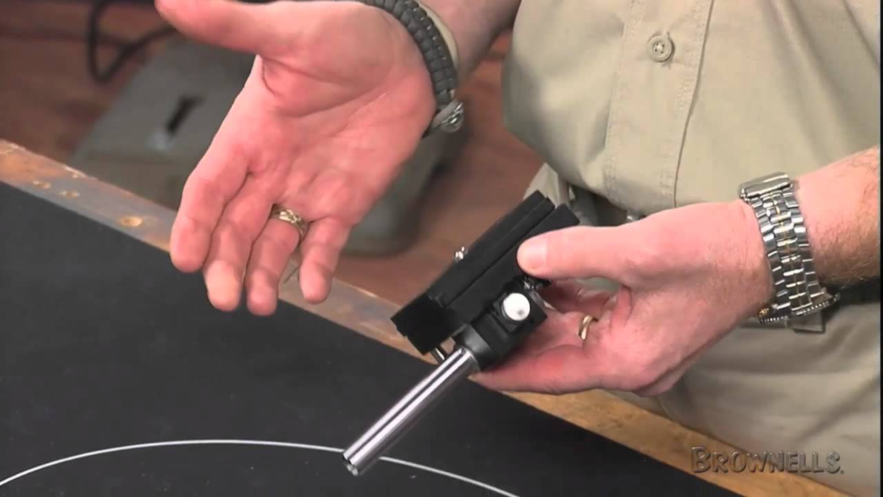 Brownells - 1911 Auto Barrel Fitting Fixture - YouTube