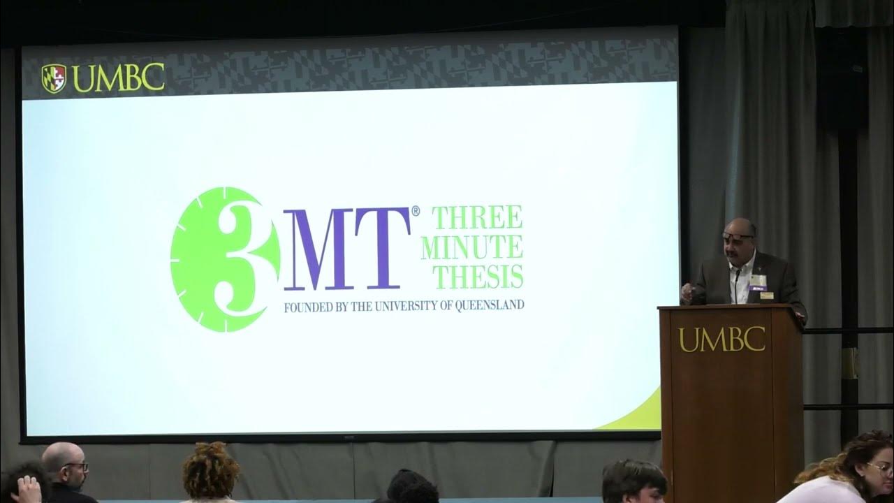 Three Minute Thesis (3MT) UMBC Competition 2023 - YouTube
