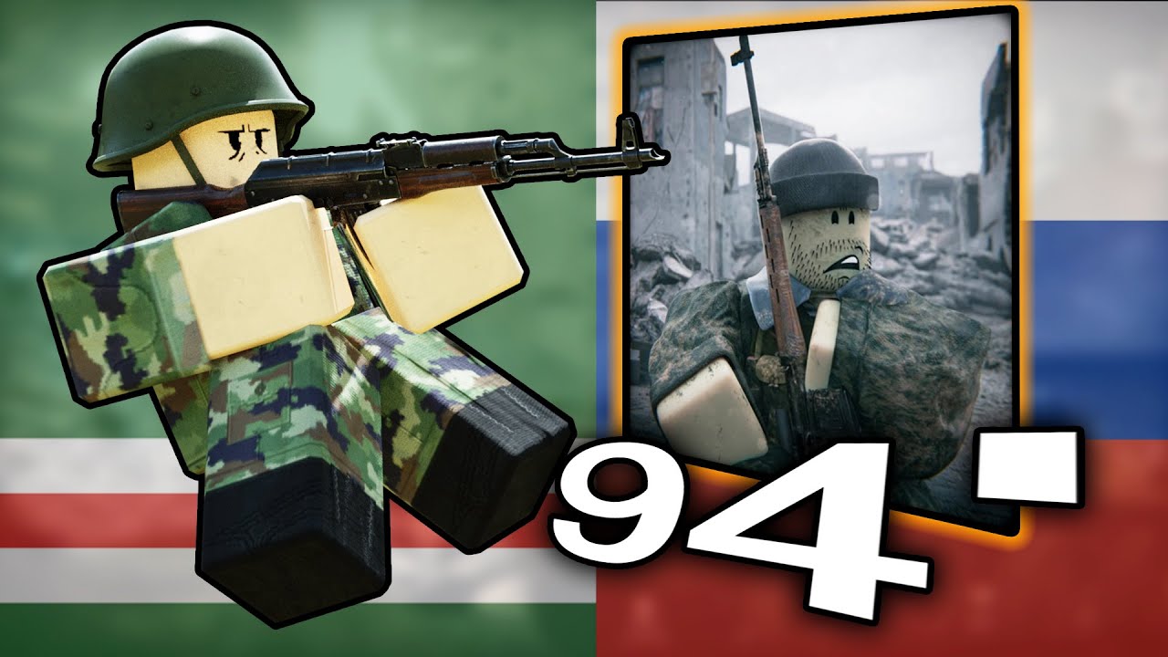 Capturing the flag in CHECHEN WAR (and other war) | ROBLOX 94 ...