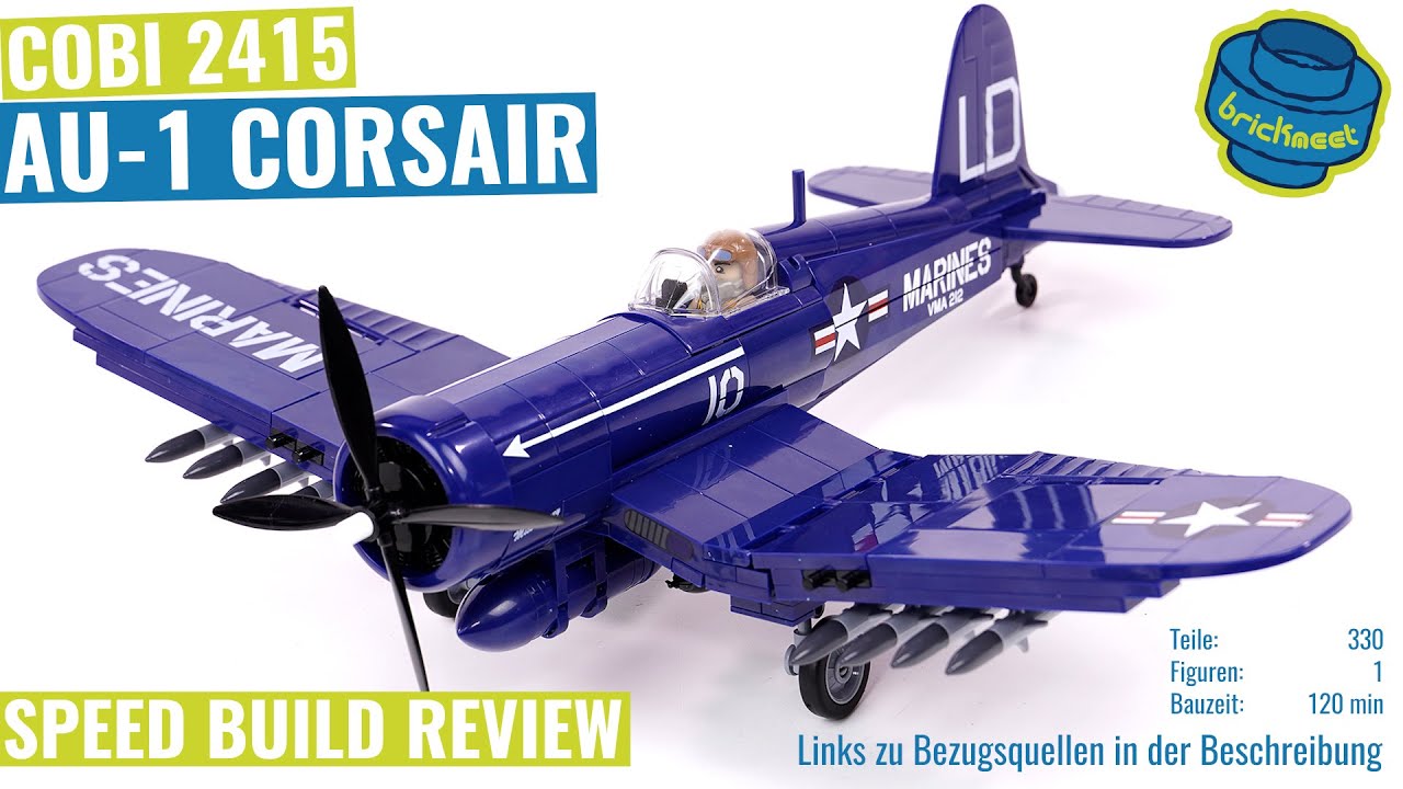 COBI 2415 - AU-1 Corsair - Speed Build Review - YouTube