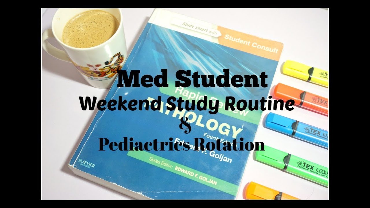 Vlog- Weekend Study Routine & Pediatrics Rotation - YouTube
