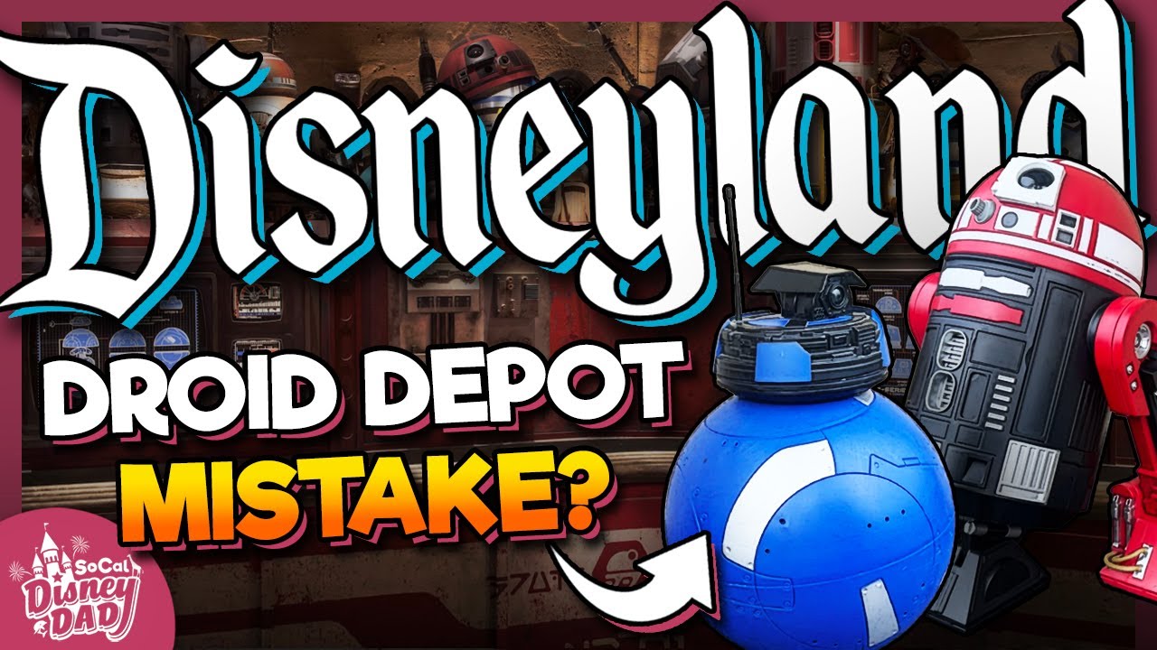 Is the Droid Depot at Disneyland Worth It? | FULL Droid Building ...