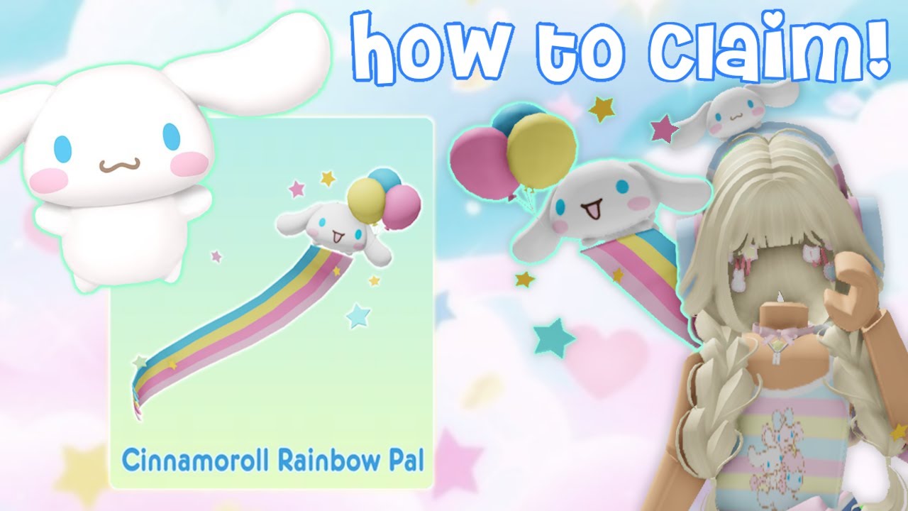 How to Get Cinnamoroll Rainbow Pal Limited UGC | Roblox My Hello Kitty ...