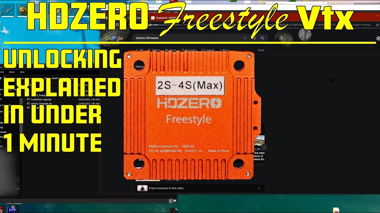 HDZero Freestyle Vtx Unlocking Explained In Under 1 Minute - YouTube