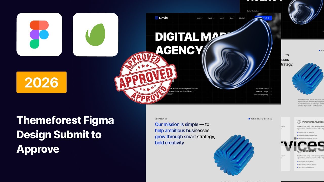 How to Get Your Figma Design Approved on ThemeForest | Organize Figma ...