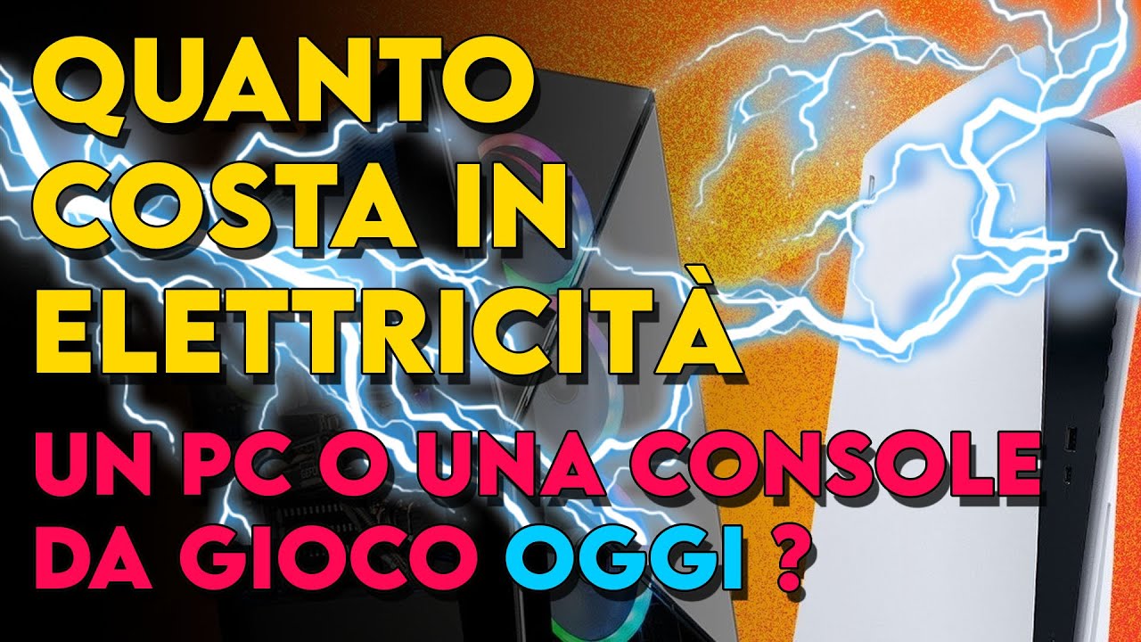 Quanto costa (in elettricità) un PC o console da gioco ? - YouTube