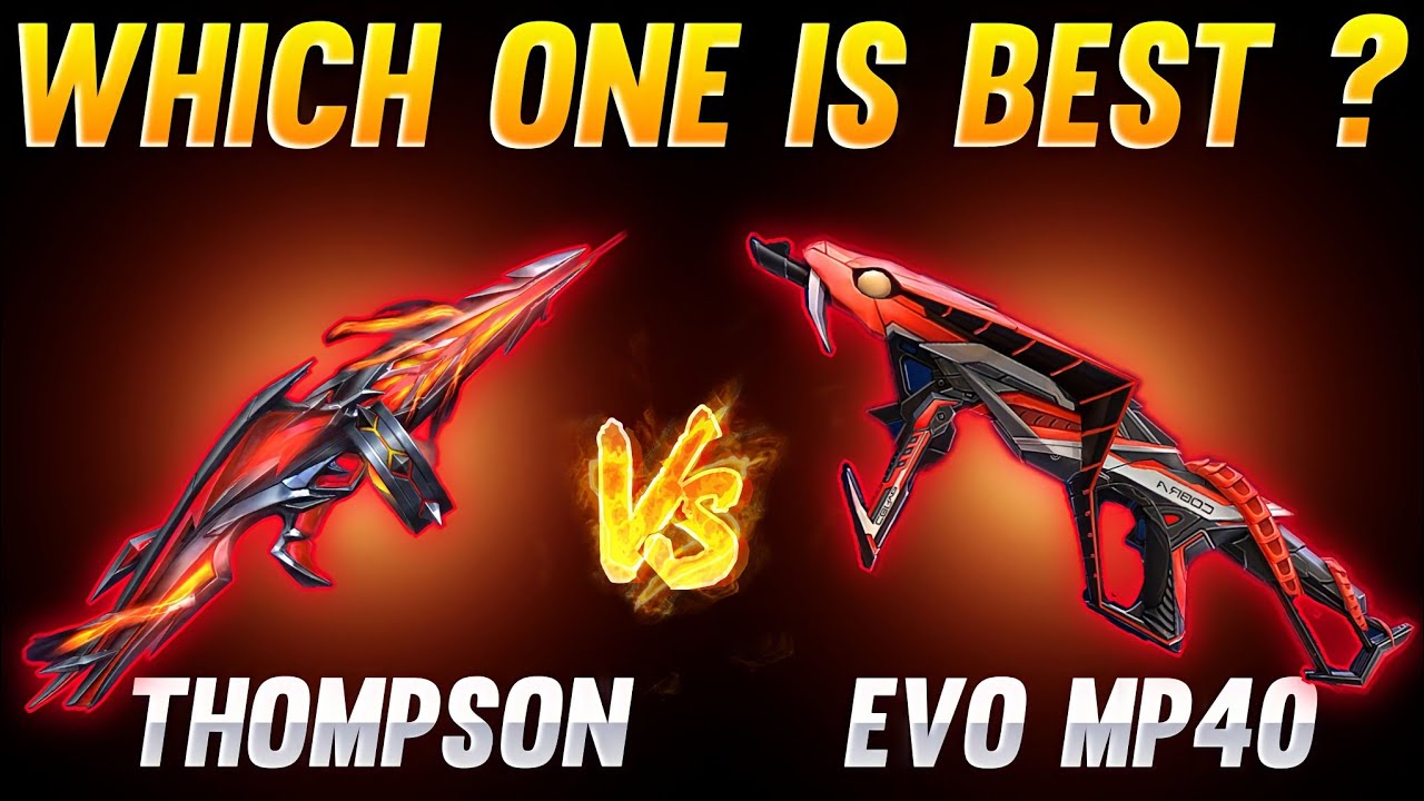 EVO MP40 VS EVO THOMPSON SKIN | BEST MP40 SKIN | BEST THOMPSON SKIN ...