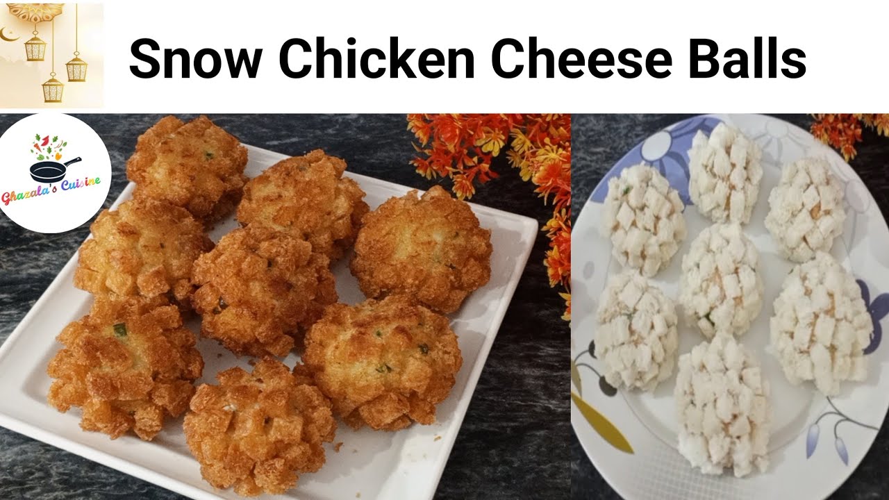 Snow Chicken Cheese Balls Recipe ll رمضان اسپیشل ریسپی ll Cheese Balls ...