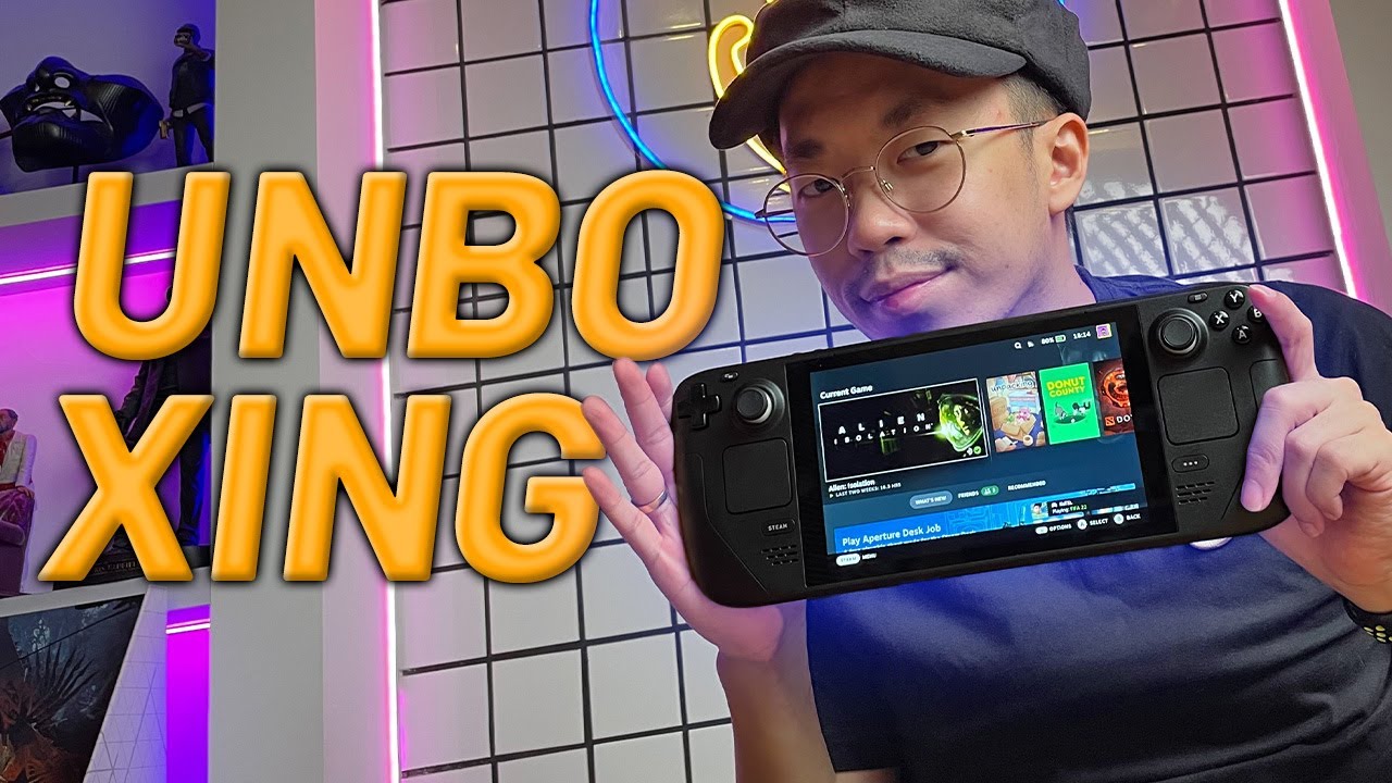 Unboxing STEAM DECK! BIASA AJA! | Lazy Unboxing - YouTube