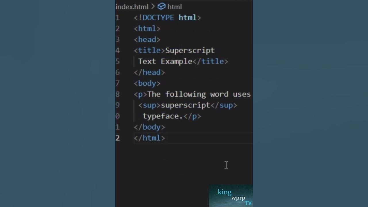 Html Sup Tag Html Webdevelopment Htmlacademy Codecademy Coding Programminglanguage