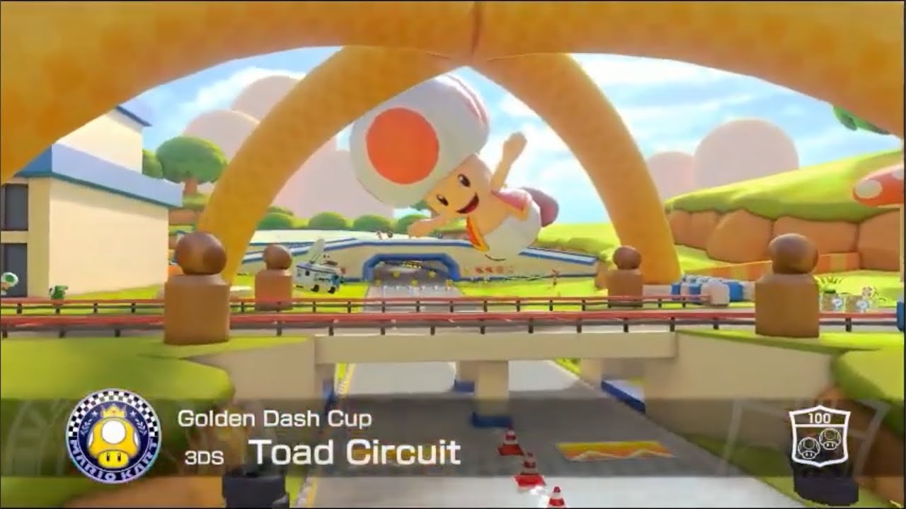 Golden Dash Cup (100cc) - Mario Kart 8 Deluxe - YouTube