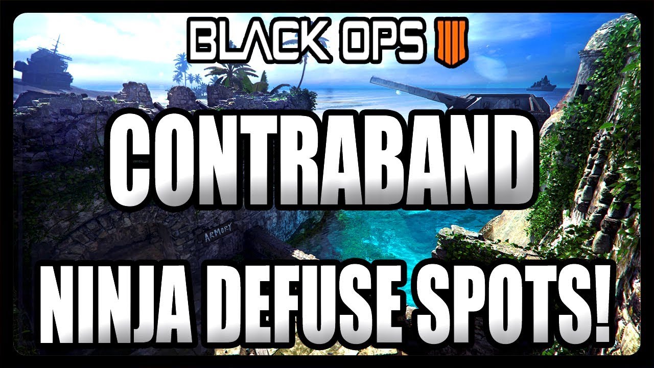 BEST CONTRABAND NINJA DEFUSE SPOTS ON BLACK OPS 4! BO4 BEST HIDING ...