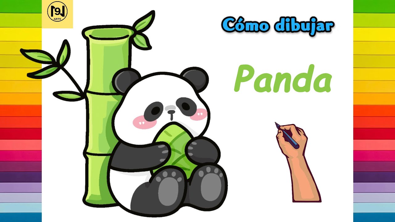 Cómo dibujar un lindo bebé panda paso a paso fácil para principiantes ...