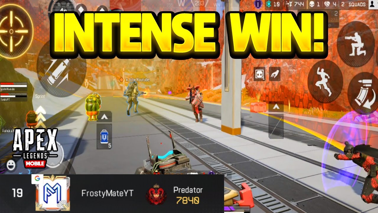INSANE PREDATOR LOBBY WIN! #19 Player Apex Legends Mobile Gameplay ...