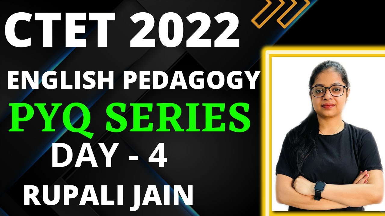 CTET 2022 | English Pedagogy For CTET | English PYQ Series Day 04 ...