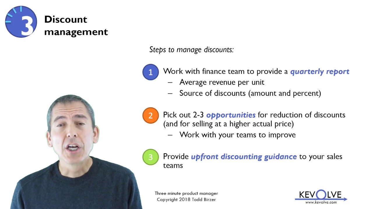 3 Minute Product Manager: Discount Management - YouTube
