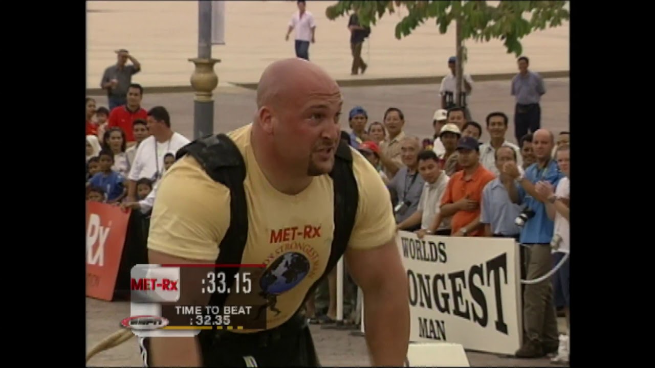 Car Pull Part 2 | 2002 Wold's Strongest Man - YouTube