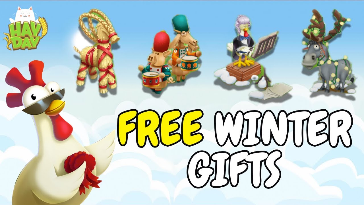 Hay Day ~ Claim your 4 FREE WINTER DECORATIONS 🎁🥹 - YouTube
