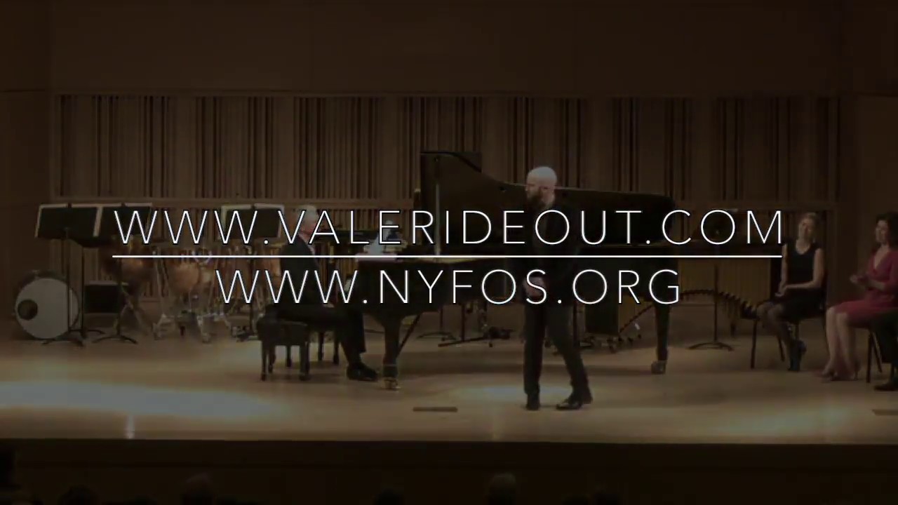 Vale Rideout, tenor - Michael Barrett, piano - Maria - NYFOS - YouTube