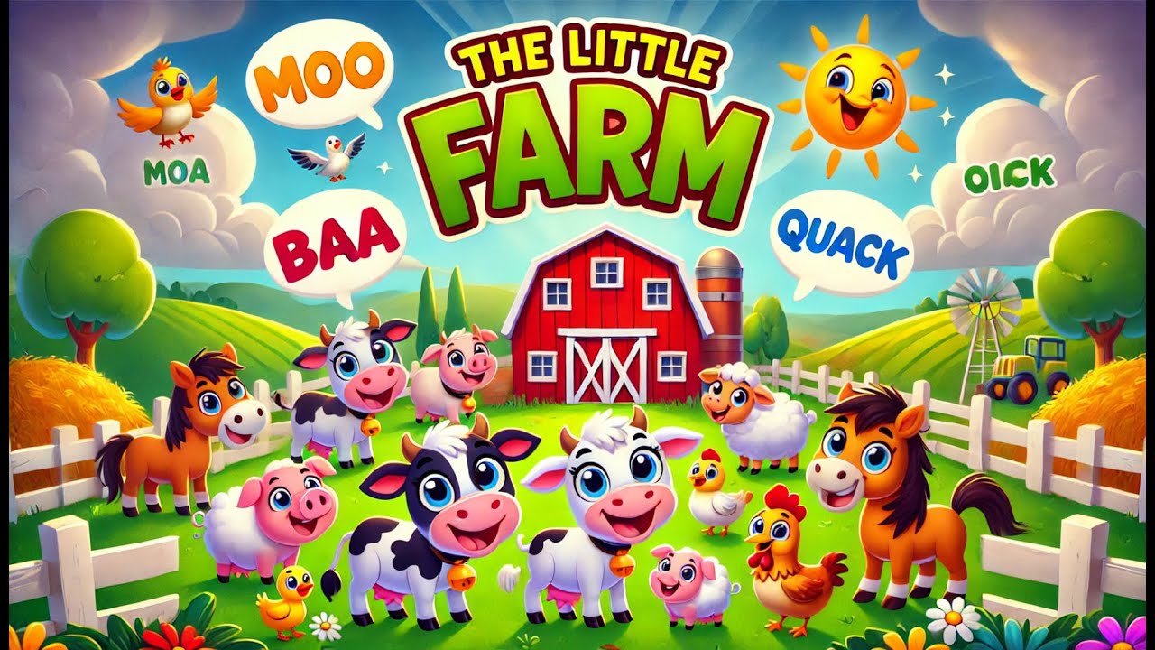 The Little Farm 🐄🎶🐔|@atmospherestudiosmumbai Nursery Rhymes & Kids ...
