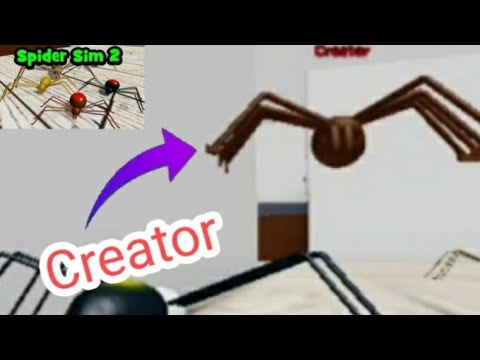 Roblox Spider Sim 2! (I met the creator) - YouTube