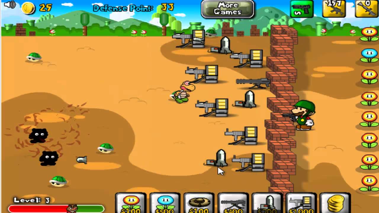 Super Mario VS Zombie Defense Game - Super Mario [Kids Games review ...