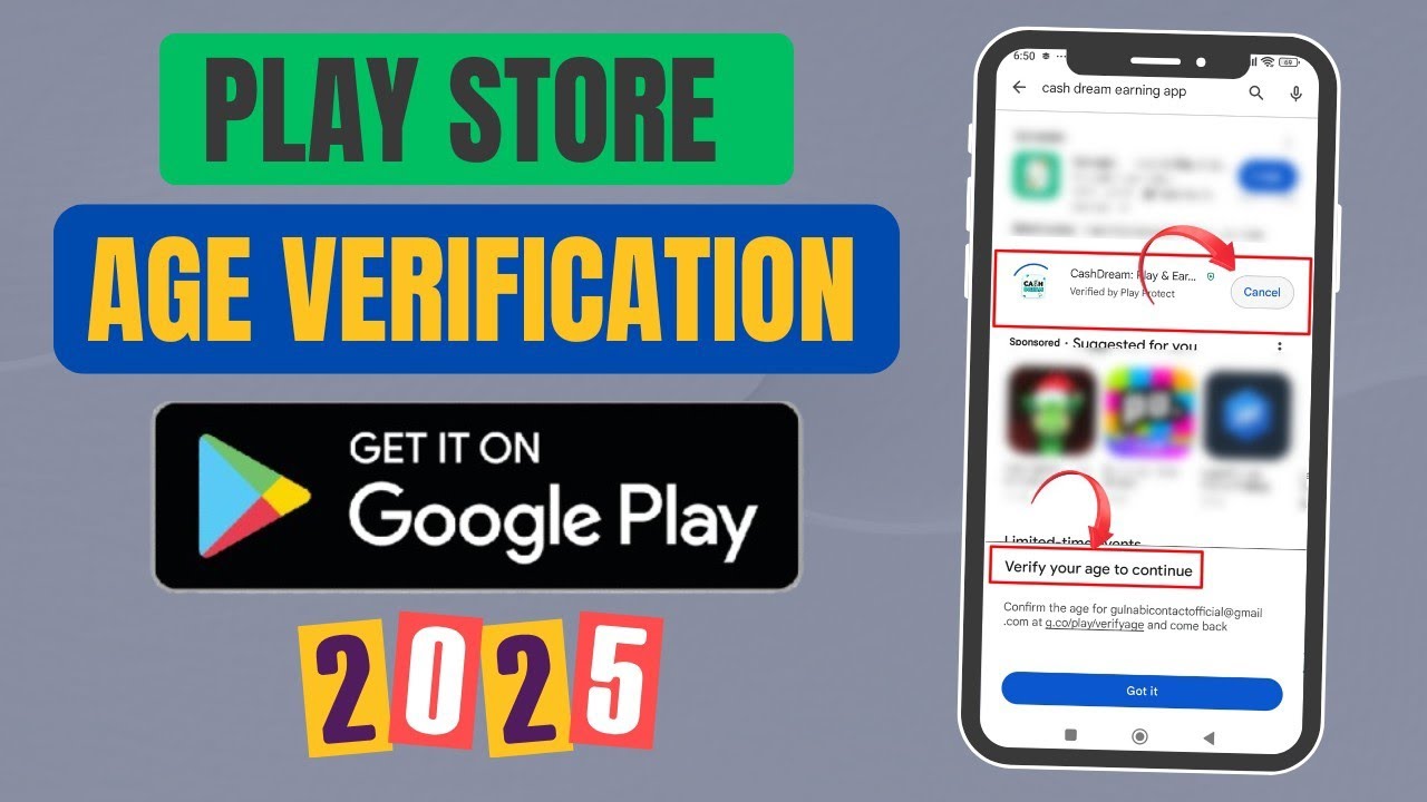 How to Complete Age Verification on Google Play Store in 2025? | # ...