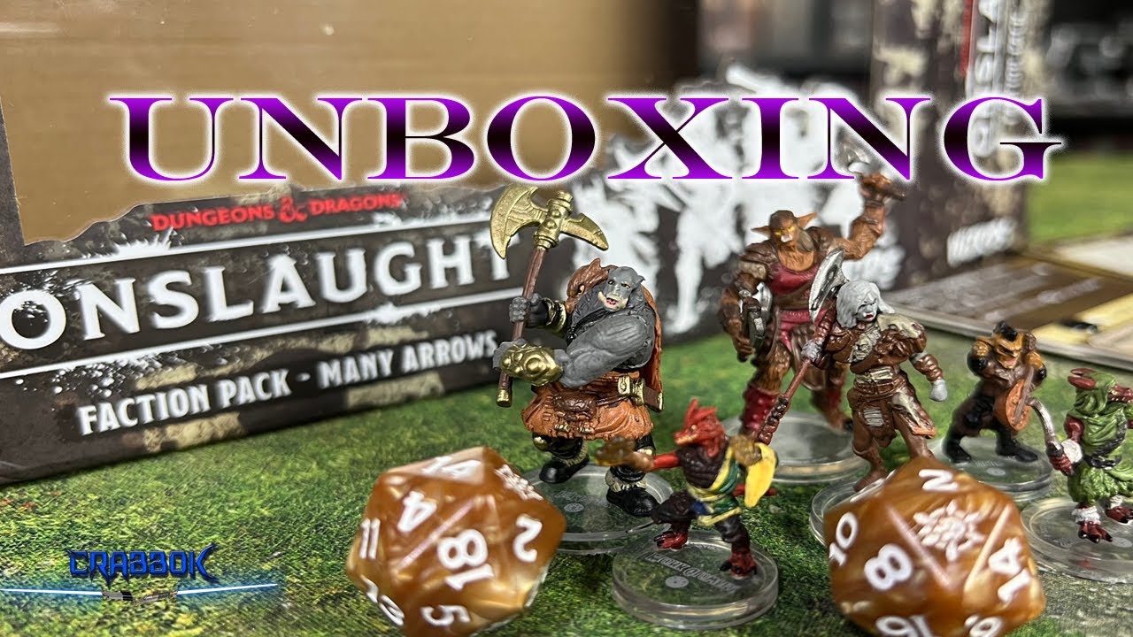 Dungeons & Dragons Onslaught - Many Arrows - Faction Pack - Unboxing ...