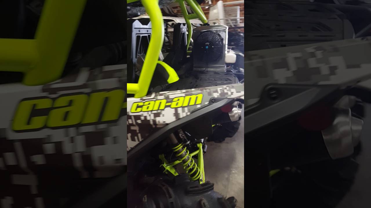 2016 Can-Am Maverick Radiator Relocated - YouTube