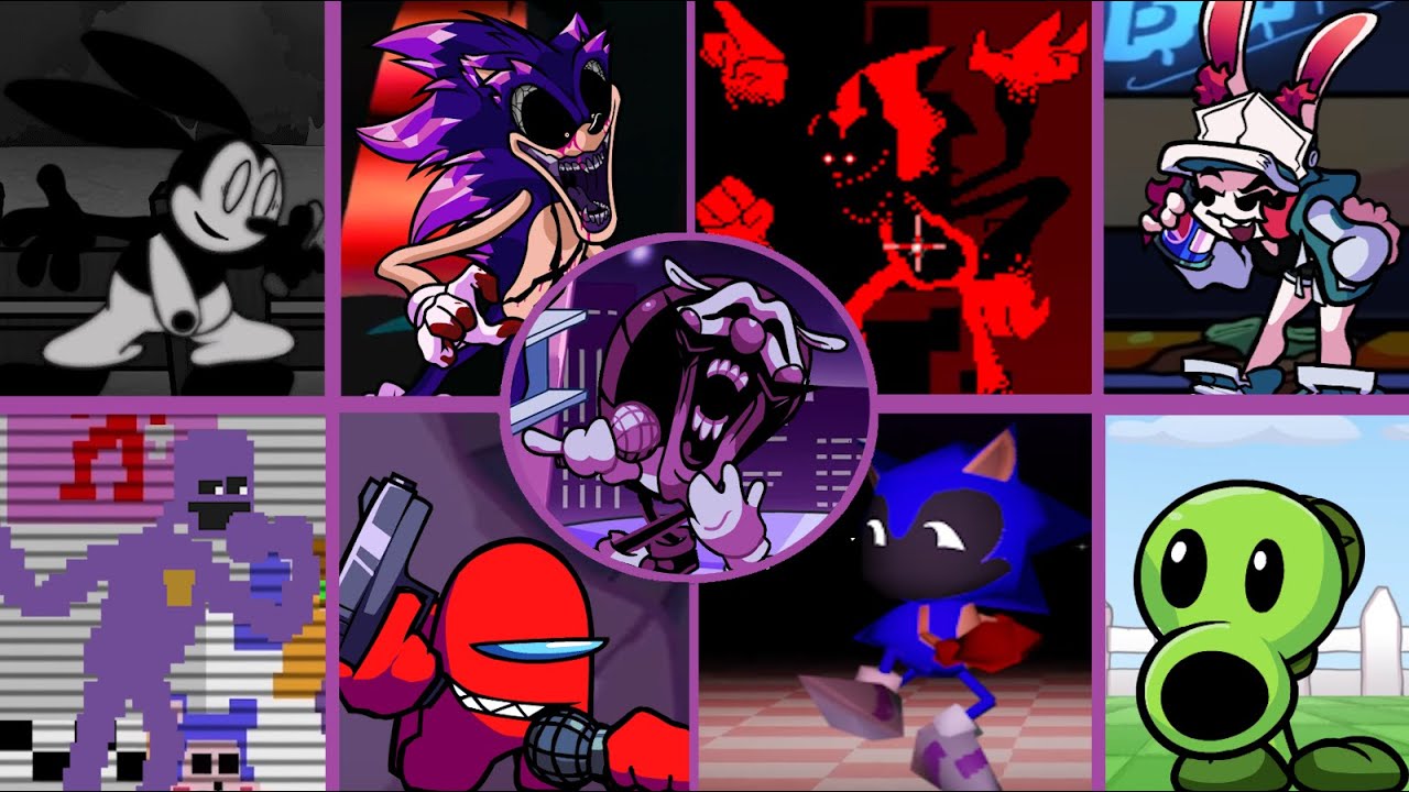 FNF - Endless [D-Sides] but Different Characters Sing It 🎶 (Everyone ...