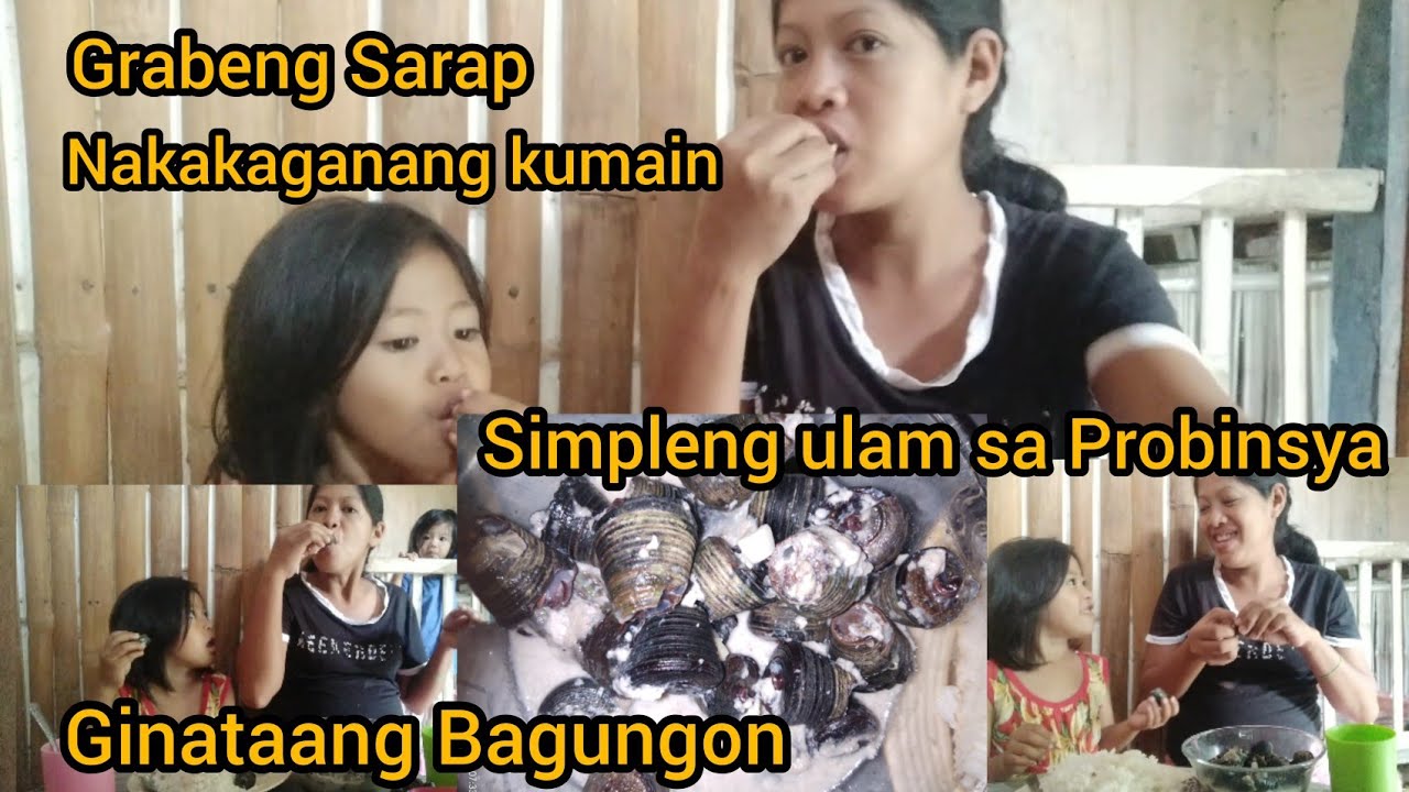 Mukbang ginataang bagungon/ Ginataang suso mukbang/ Mukbang Philippines ...