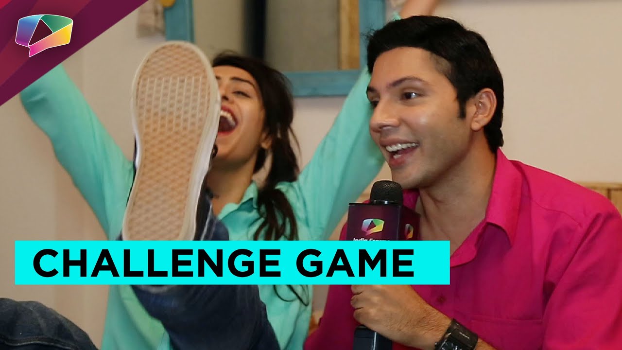 Challenge game with the couple of show “Girls On The Top” which ...