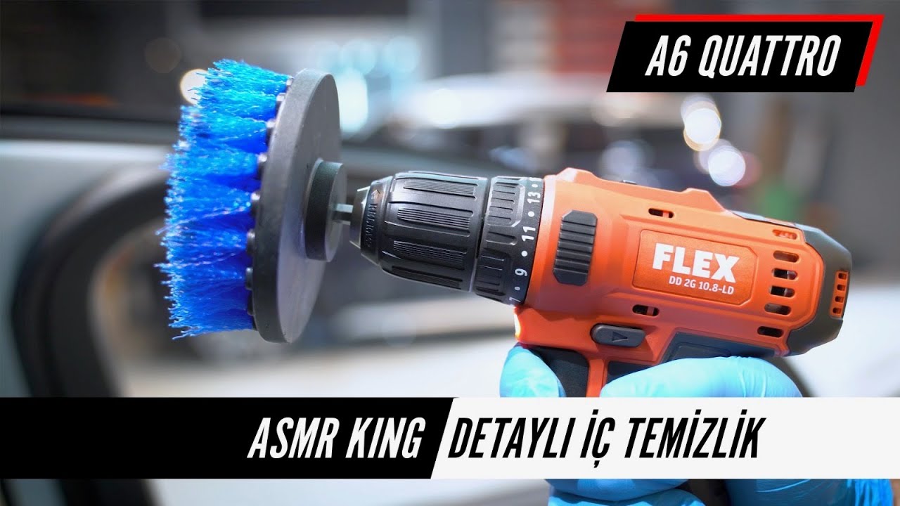 ASMR KING! Proper interior detailing for Trashed Audi A6 / İç Detaylı ...