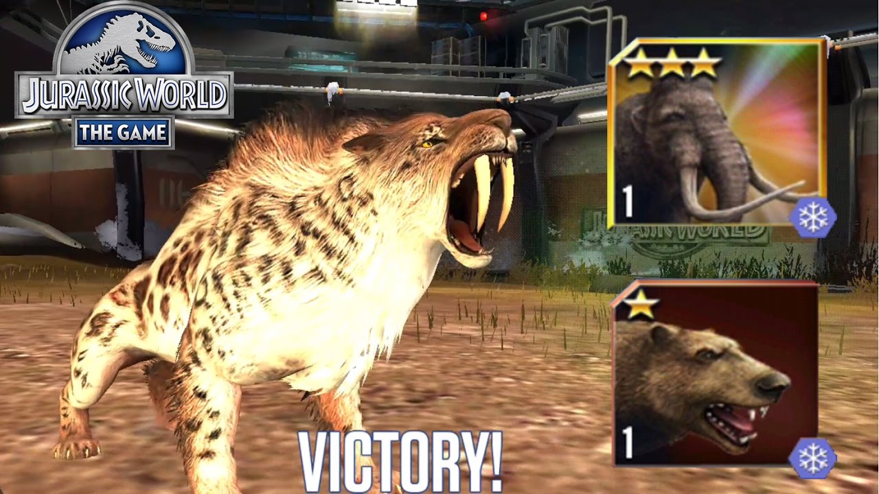 Smilodon Max Level - Jurassic World The Game - YouTube